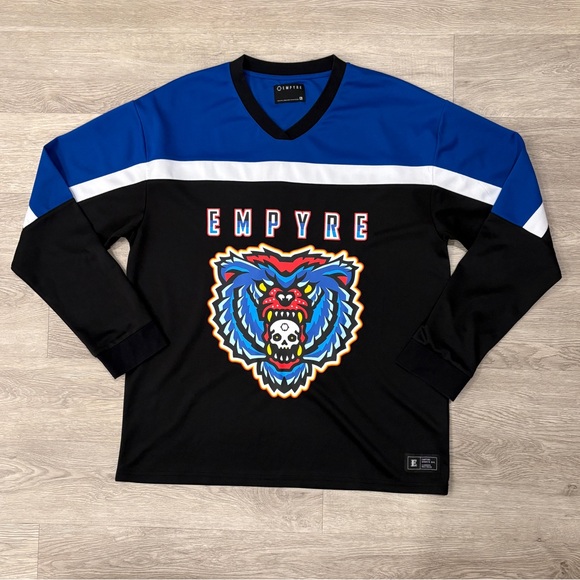 Empyre | Shirts | Empyre Long Sleeve Jersey Bear X Skull Logo | Poshmark